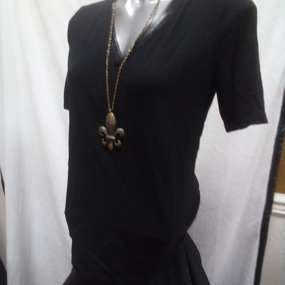 George | Tops | George Black T With Mesh Details 8 | Poshmark